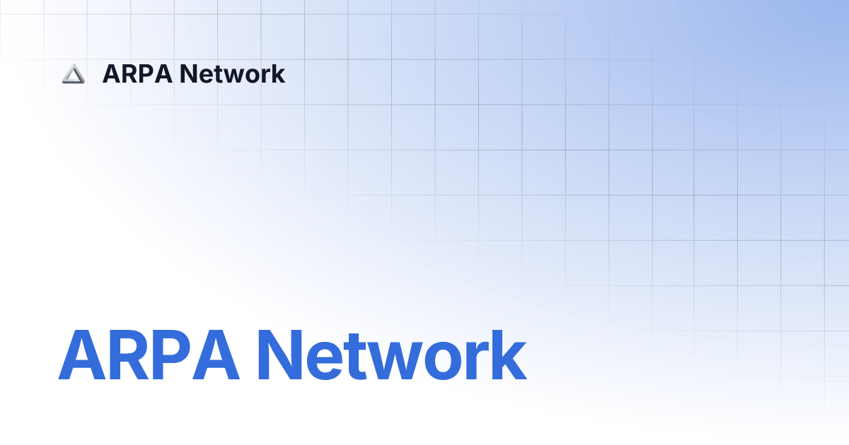 ARPA Network | ARPA Network